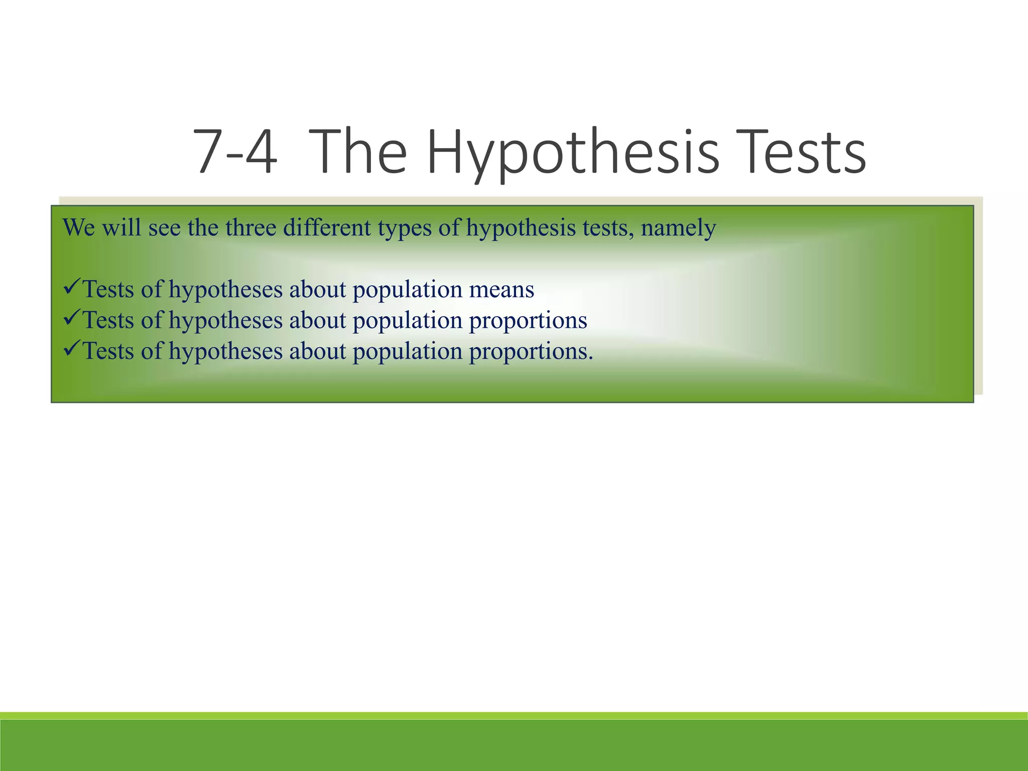 Testing of hypotheses | PPTX