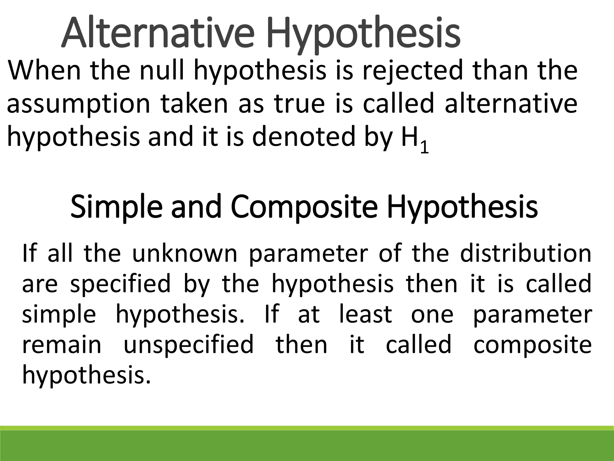 Testing of hypotheses | PPTX