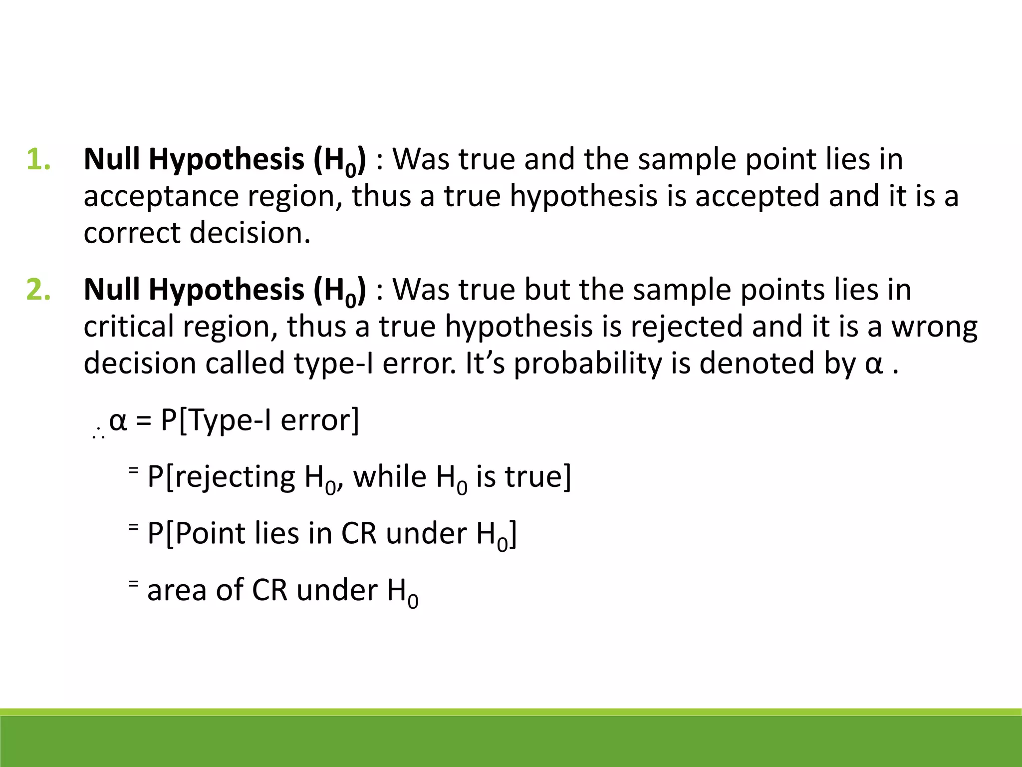 Testing of hypotheses | PPTX