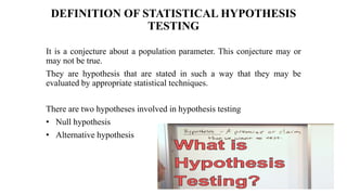 Testing Of Hypothesis | PPTX