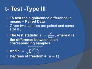 Testing of hypothesis | PPTX