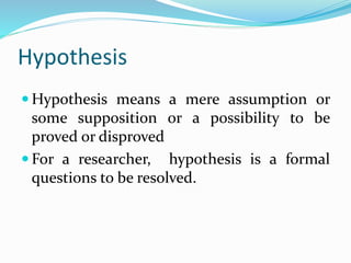 Testing of hypothesis and tests of significance | PPTX