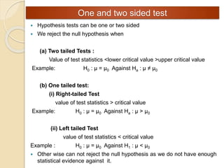 Testing of hypothesis anova copy | PPTX | Physics | Science