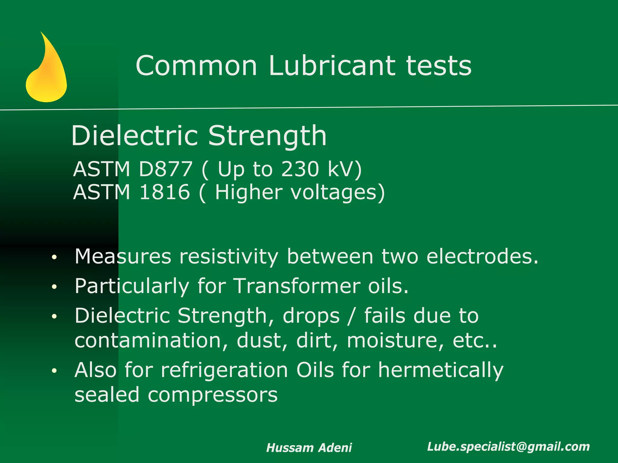 Testing Of Lubes And Its Significance Nov 2011 | PDF