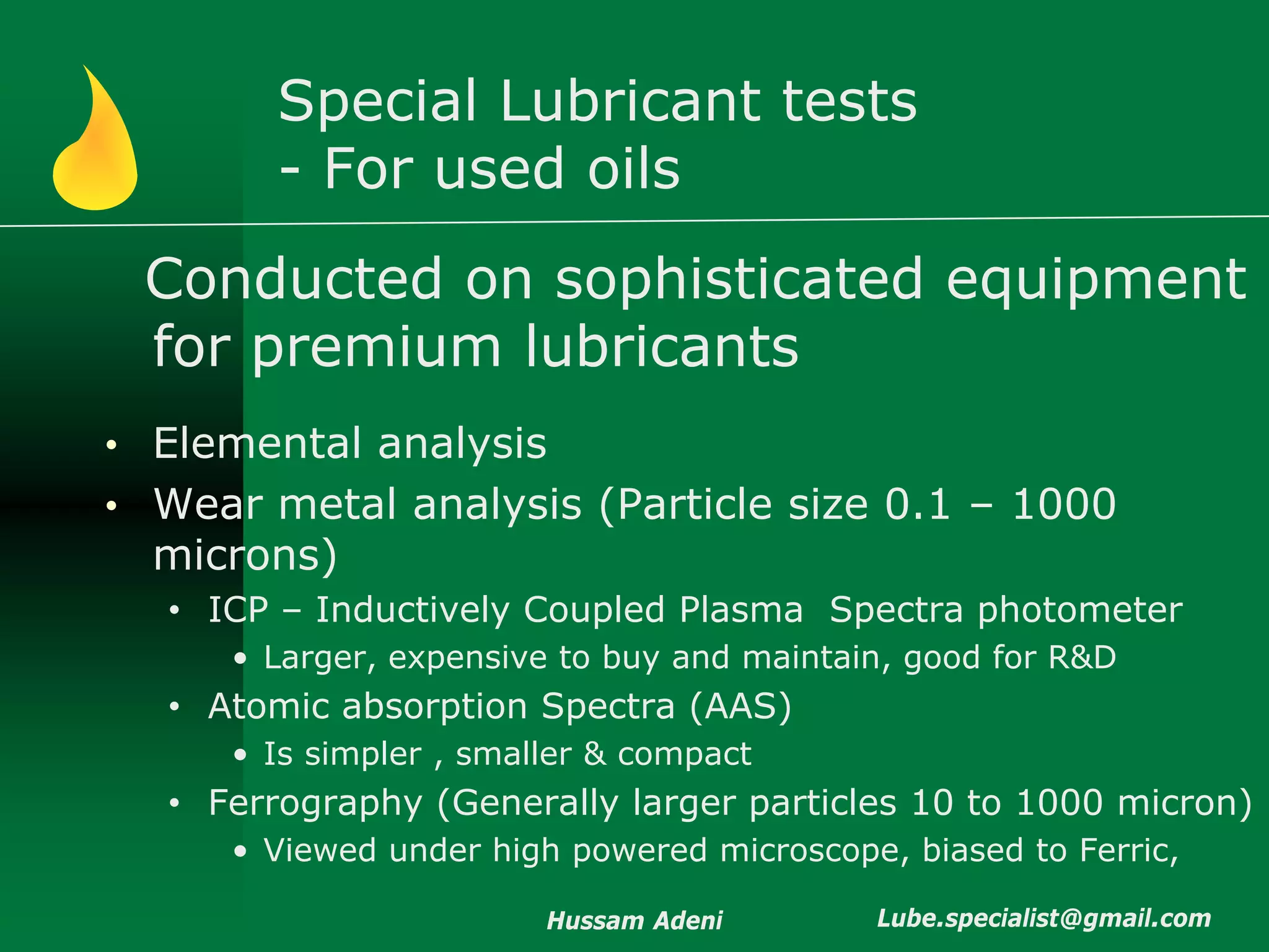 Testing Of Lubes And Its Significance Nov 2011 | PDF