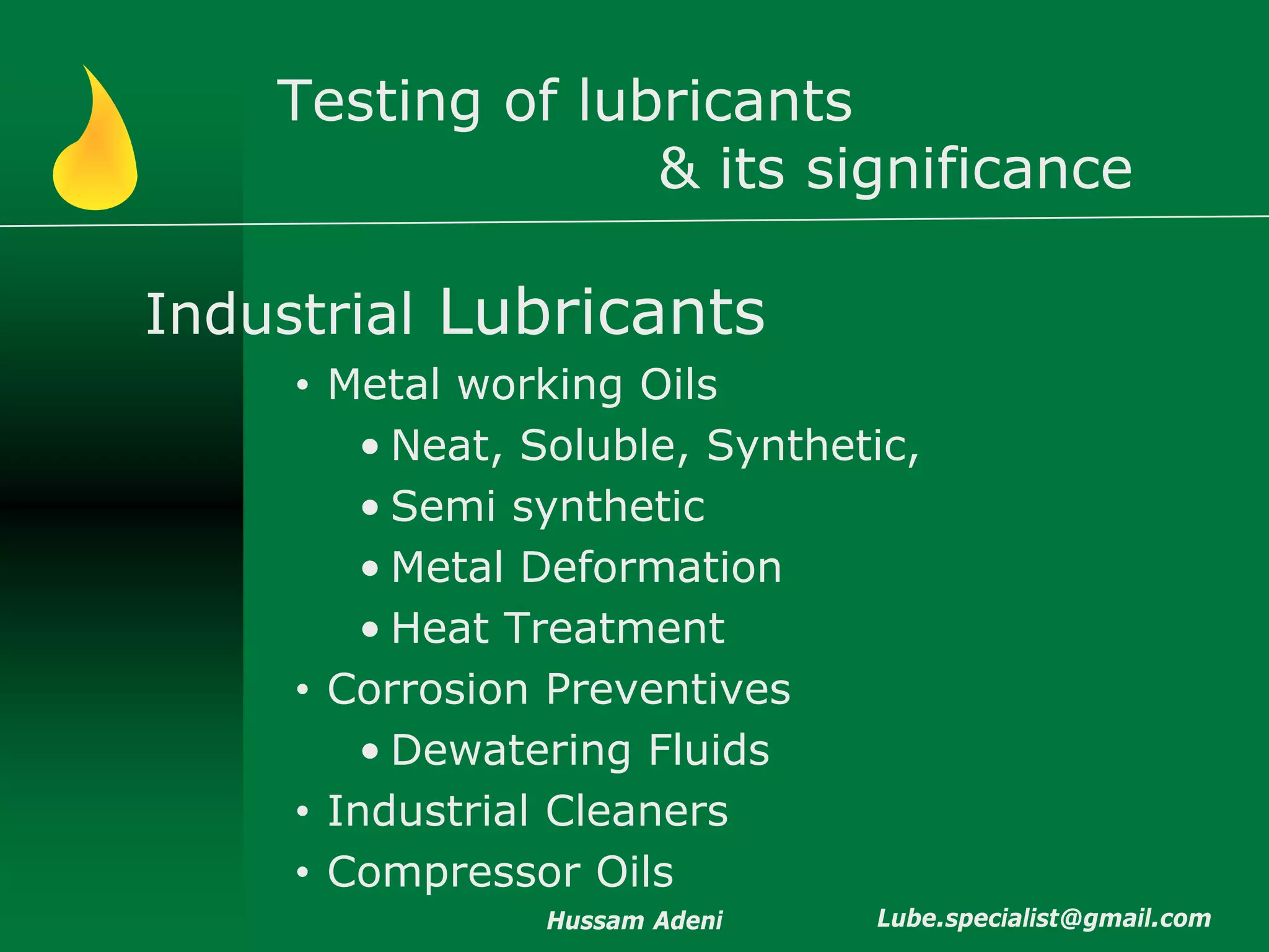 Testing Of Lubes And Its Significance Nov 2011 | PDF