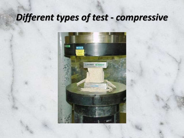 Testing of stones | PPTX
