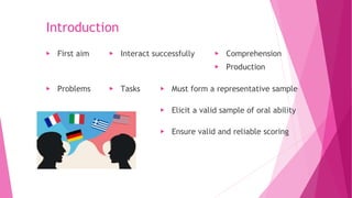 Testing oral ability | PPTX