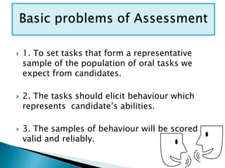 Testing oral ability | PPTX