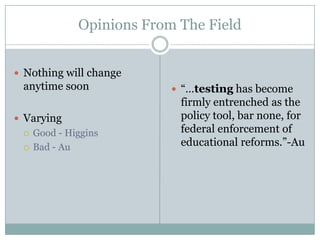 High-Stakes Standardized Testing: The Advantages and Disadvantages of ...