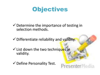 Testing ppt | PPTX | Resume Writing and Advice | Job Search