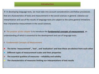 Lyle F. Bachman Measurement ( Chapter 2 ) | PPTX