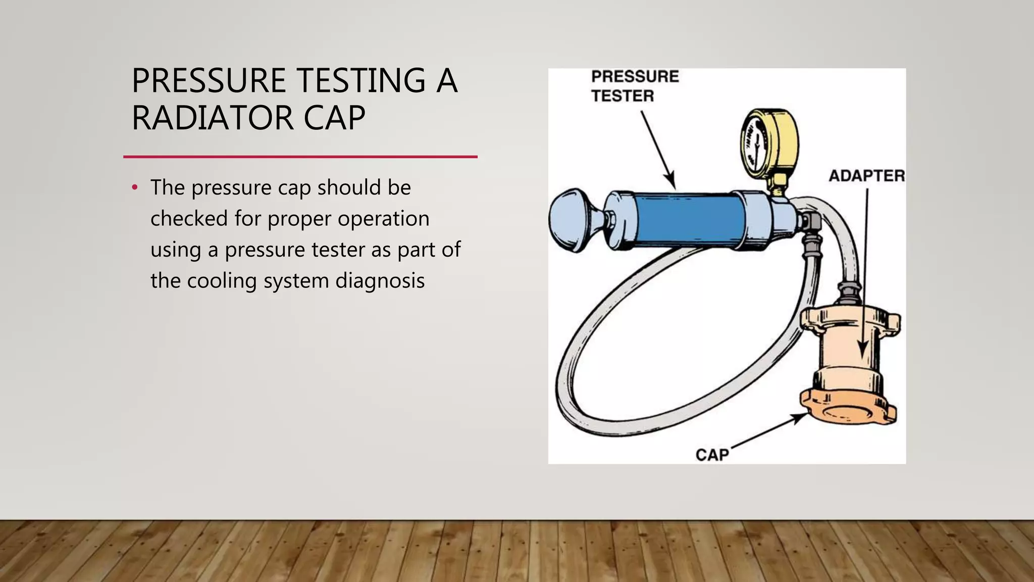 Testing radiator cap | PPT