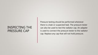 Testing radiator cap | PPT