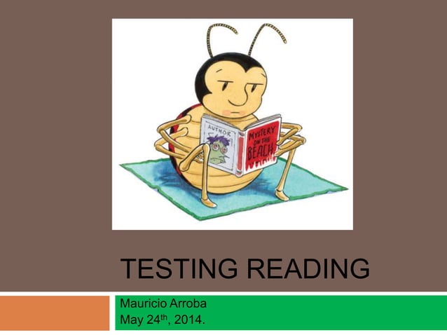 Testing reading | PPTX