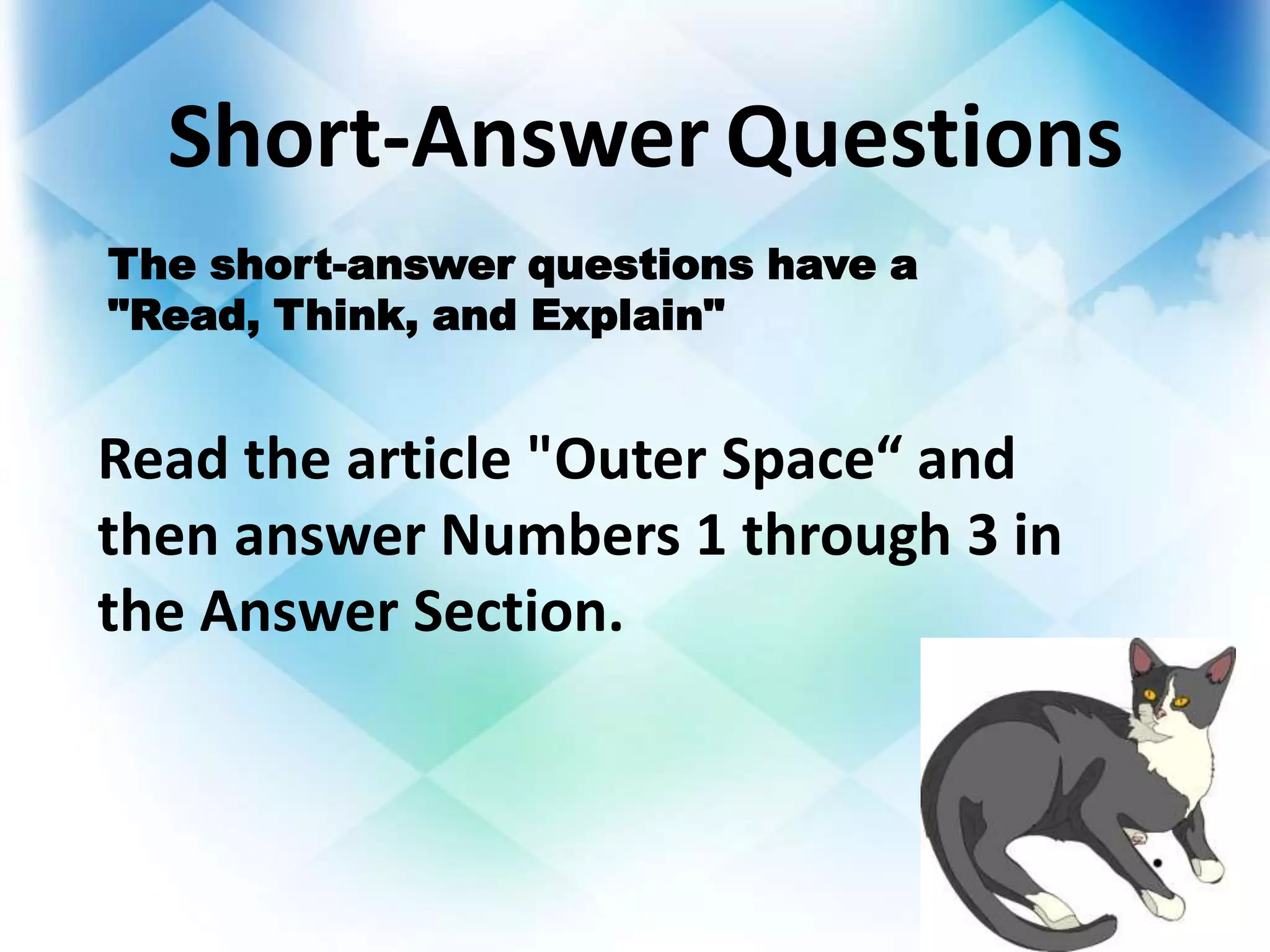 Testing reading comprehension | PPTX