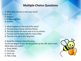 Testing reading comprehension | PPTX