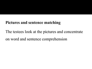Testing reading comprehension | PPTX