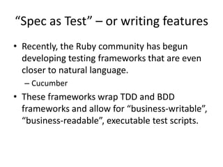 Testing Sap: Modern Methodology | PPT