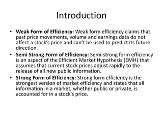 Testing Semi strong form efficiency on Indian Stock market with ...
