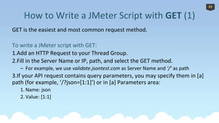 Testing Soap/Rest Web Services with JMeter | PPTX
