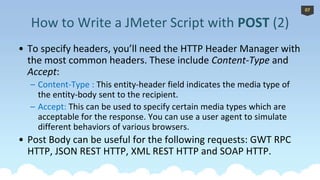 Testing Soap/Rest Web Services with JMeter | PPTX