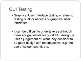 Testing software development | PPT