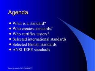 Testing Standards | PPT