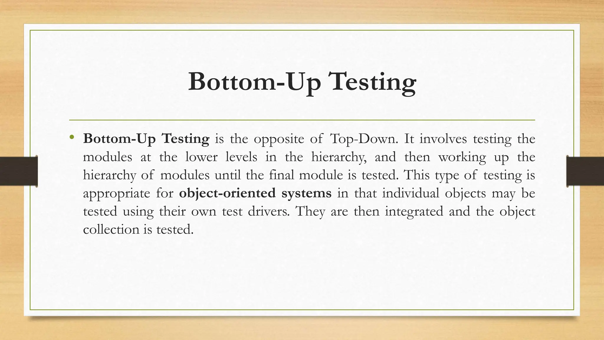 Software Testing strategies, their types and Levels | PPT