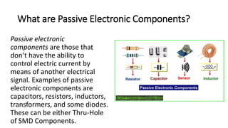 Testing strategies for electronic components | PPTX