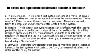 Testing strategies for electronic components | PPTX