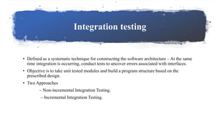 Testing strategies part -1 | PPT