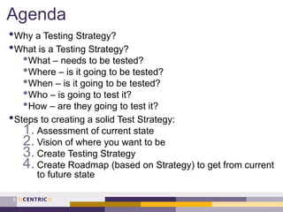 Test Strategy-The real silver bullet in testing by Matthew Eakin | PPT