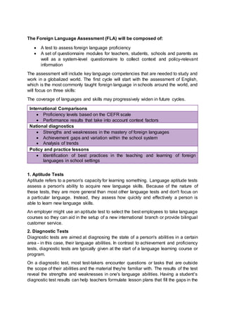 Testing task 2 | DOCX | Standardized Testing | Educational Assessment