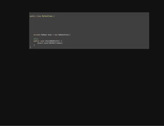 Testing the Enterprise layers, with Arquillian | PPT