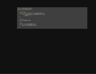 Testing the Enterprise layers, with Arquillian | PPT