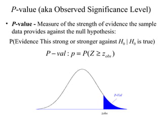 Testing the hypothesis | PPT
