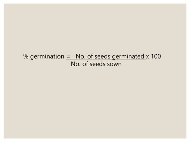 Testing the Viability of Seeds.pptx | Agriculture | Industries