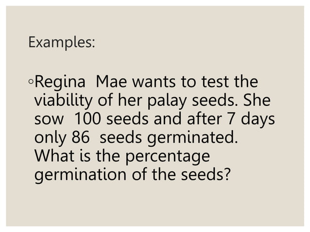 Testing the Viability of Seeds.pptx | Agriculture | Industries