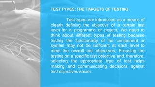 Testing throughout the software life cycle | PPT
