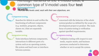 Testing throughout the software life cycle | PPTX