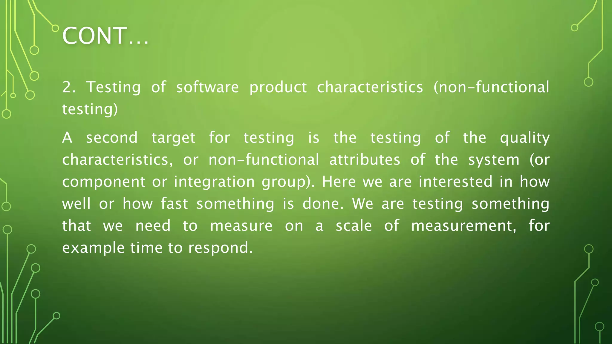 Testing throughout the software life cycle | PPTX