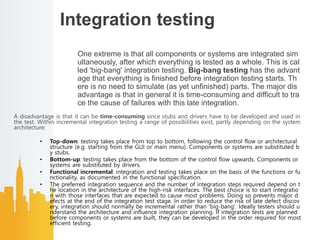 Testing throughout the software life cycle (test levels) | PPTX
