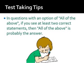 Test Taking Tips & Strategies | PDF