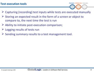 Testing tool classification | PPT