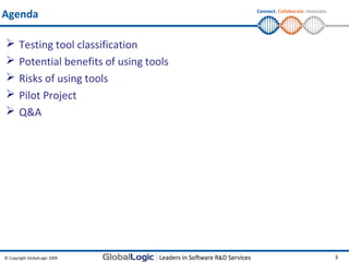 Testing tool classification | PPT
