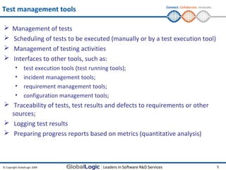 Testing tool classification | PPT