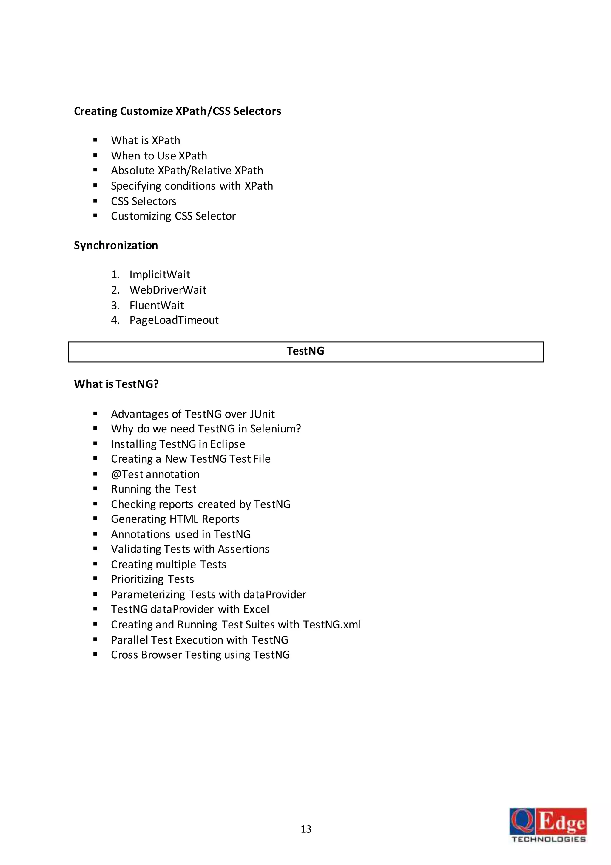 Software Testing Tools Training | PDF Software Testing Tools Training | PDF