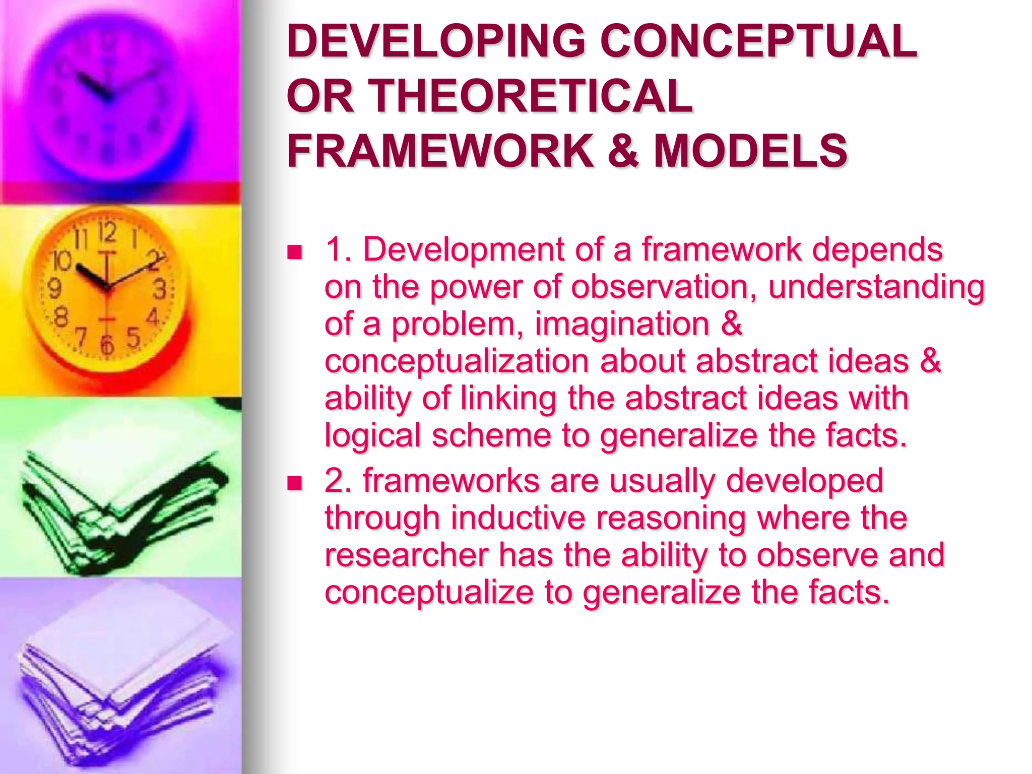 TESTING, USING AND DEVELOPING A THEORY OR FRAMEWORK.ppt