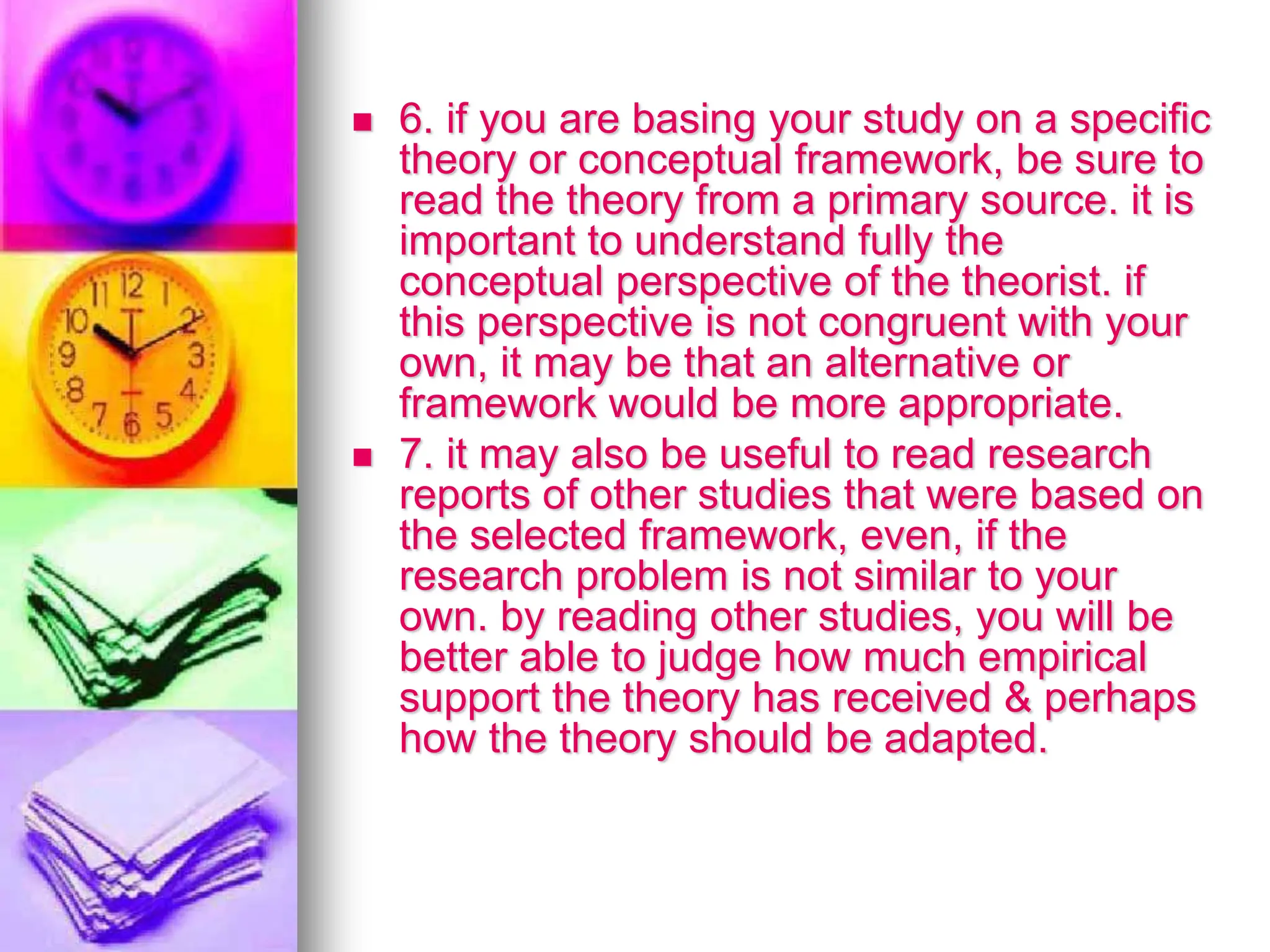 TESTING, USING AND DEVELOPING A THEORY OR FRAMEWORK.ppt